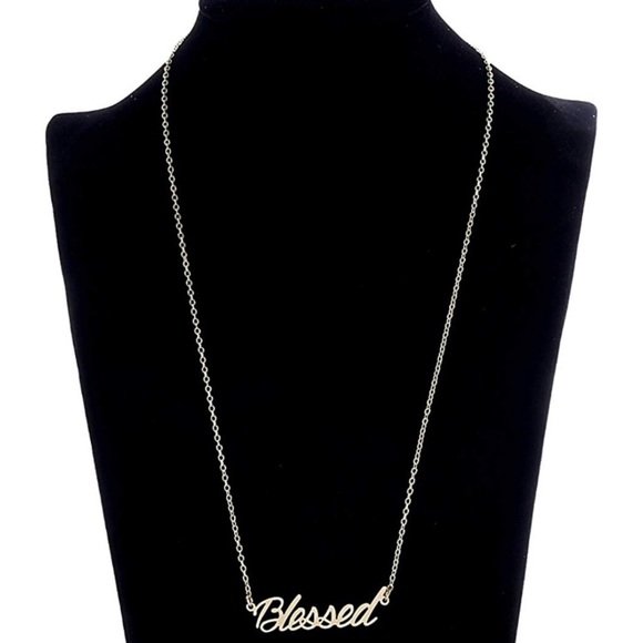 Jewelry | Blessed Gold Necklace Nwt | Poshmark
